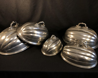 Eye For Design: Decorating With Silver Meat Domes......Fun To Use Or ...