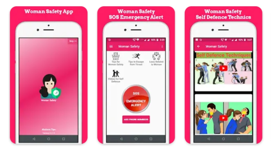 Indian SOS Women Safety emergency helps App - Technology Rom