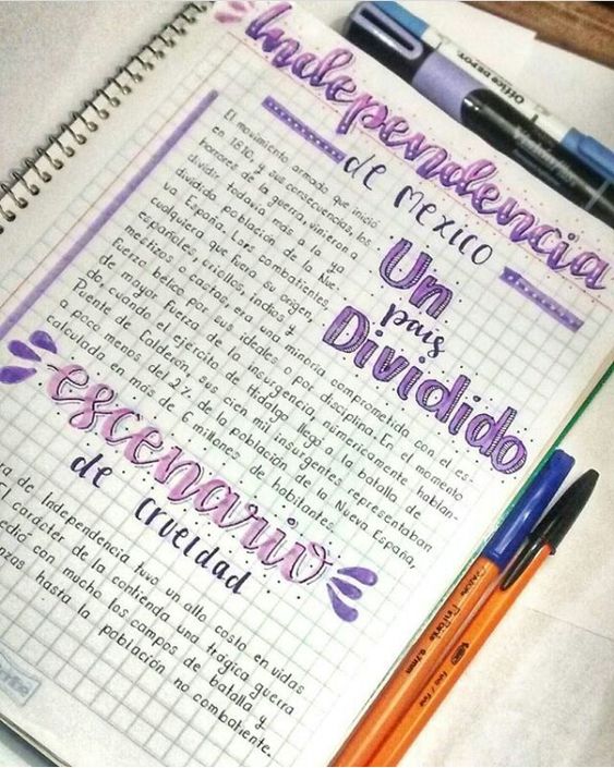 ¿Que letras usar para apuntes bonitos?