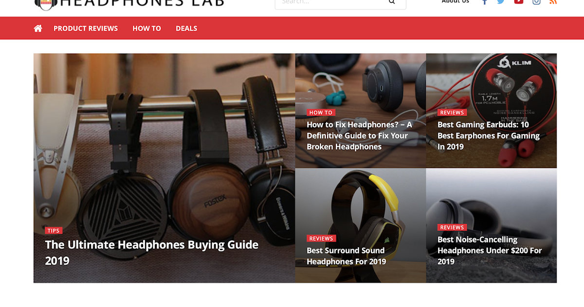 AudioMatters: Headphones Lab - review site