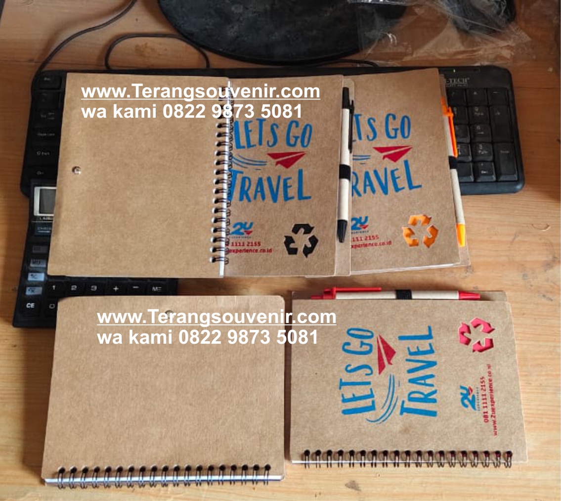 SOUVENIR BUKU MEMO BLOCKNOTE NOTEPAD CUSTOM NOTEPAD POLOS NOTEBOOK ...