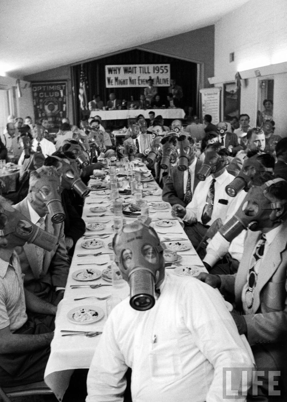 Los Angeles Smog Meeting, 1954 ~ Vintage Everyday