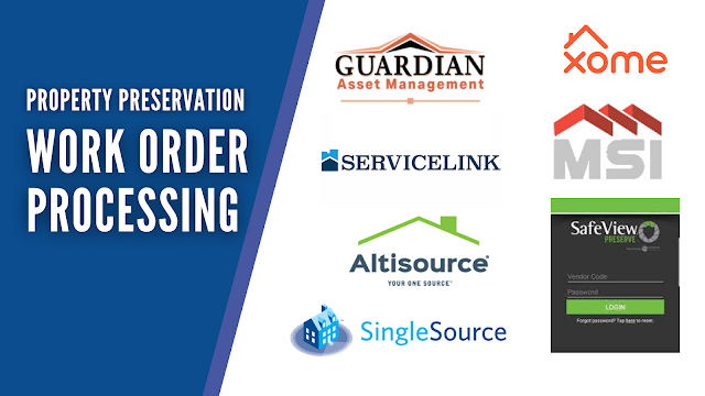 4 Simple Steps of Property Preservation Work Order Processing