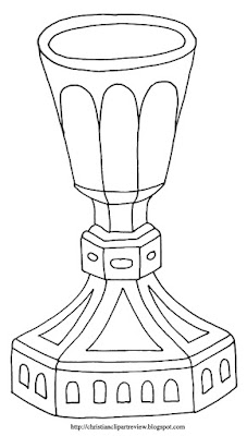 Chalice Pattern No.1 for Chrismons | Christian Clip Art Review