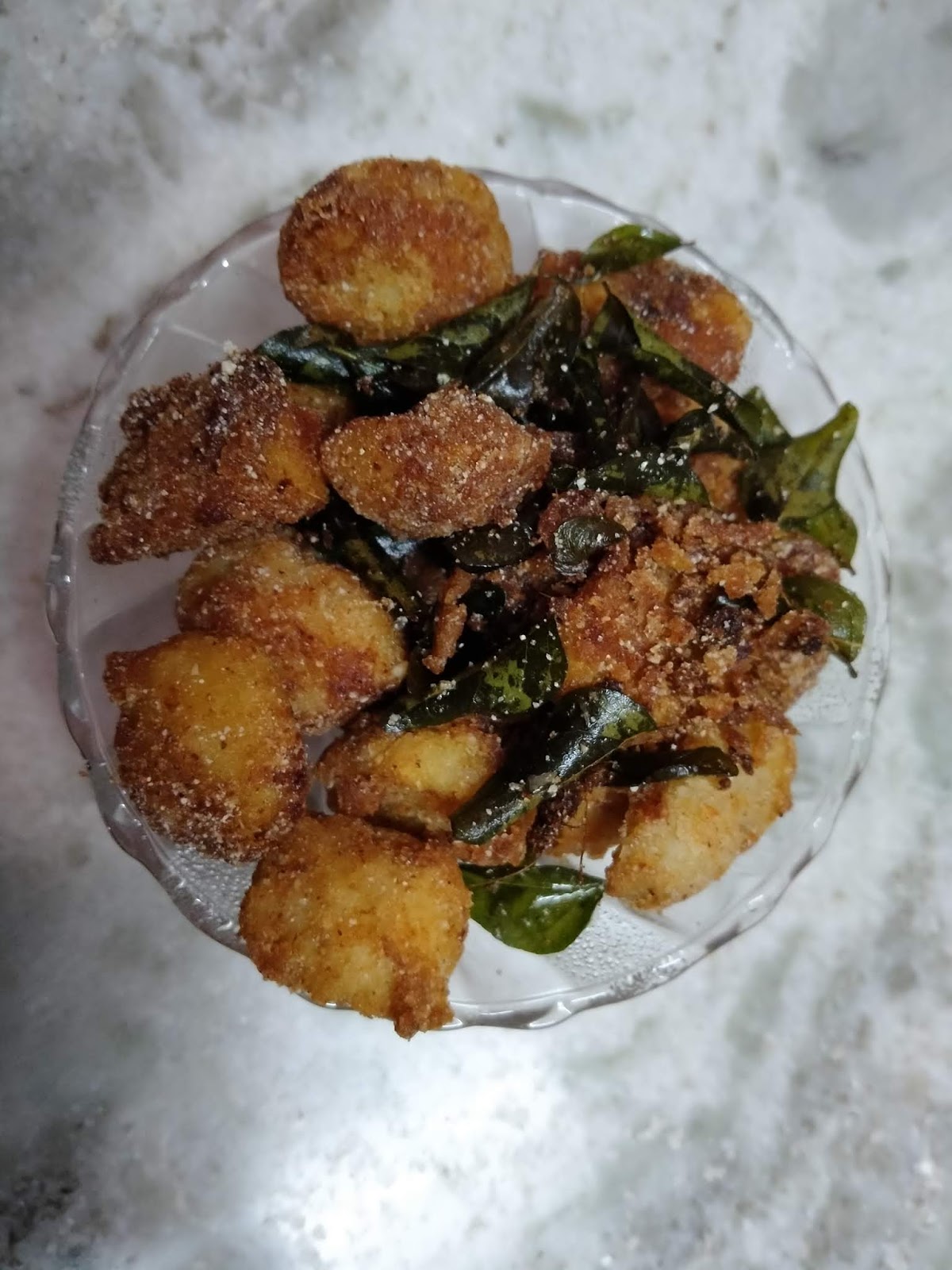 Chamadumpa Fry(Colocasia Fry)