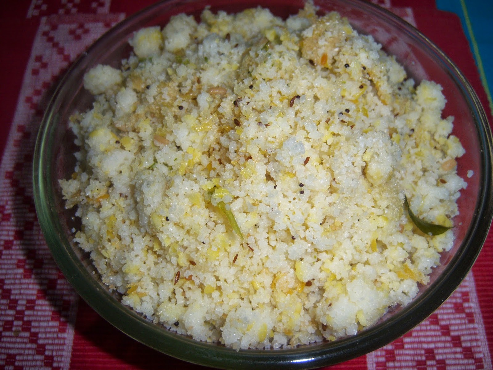 Uppu Pindi/Rice Rawa Upma - E.A.T. easyvegrecipes
