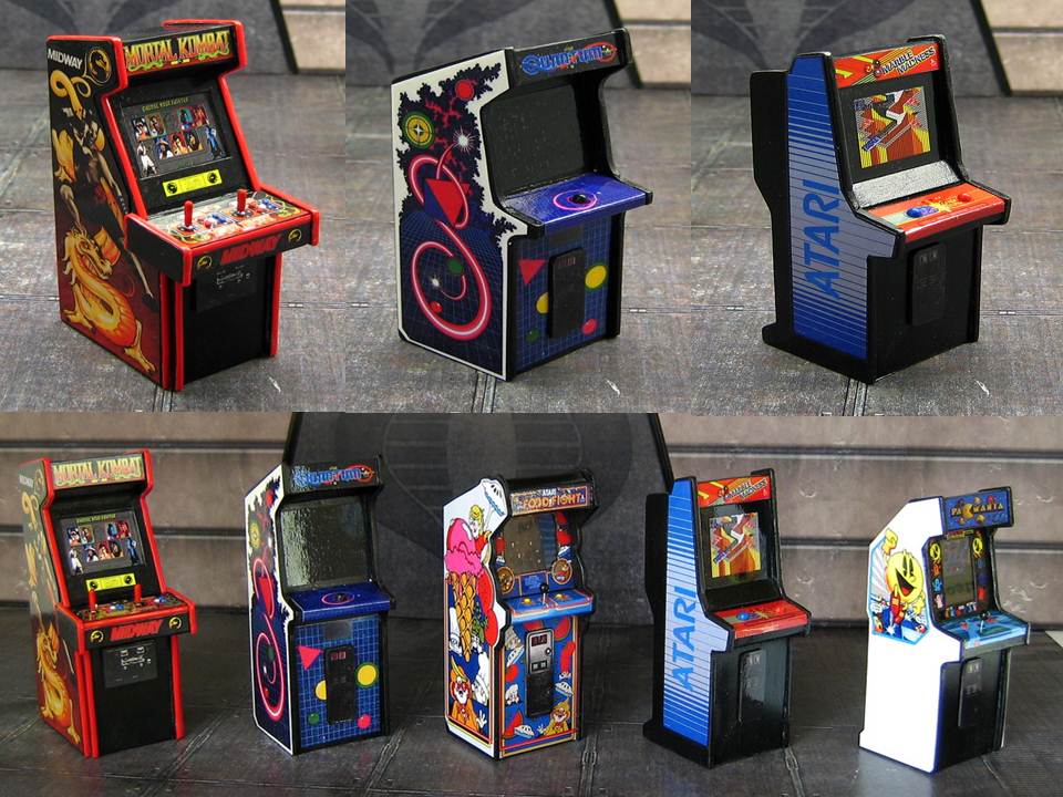 The Toy Box: Justin Whitlock's Custom Arcade Cabinet Models
