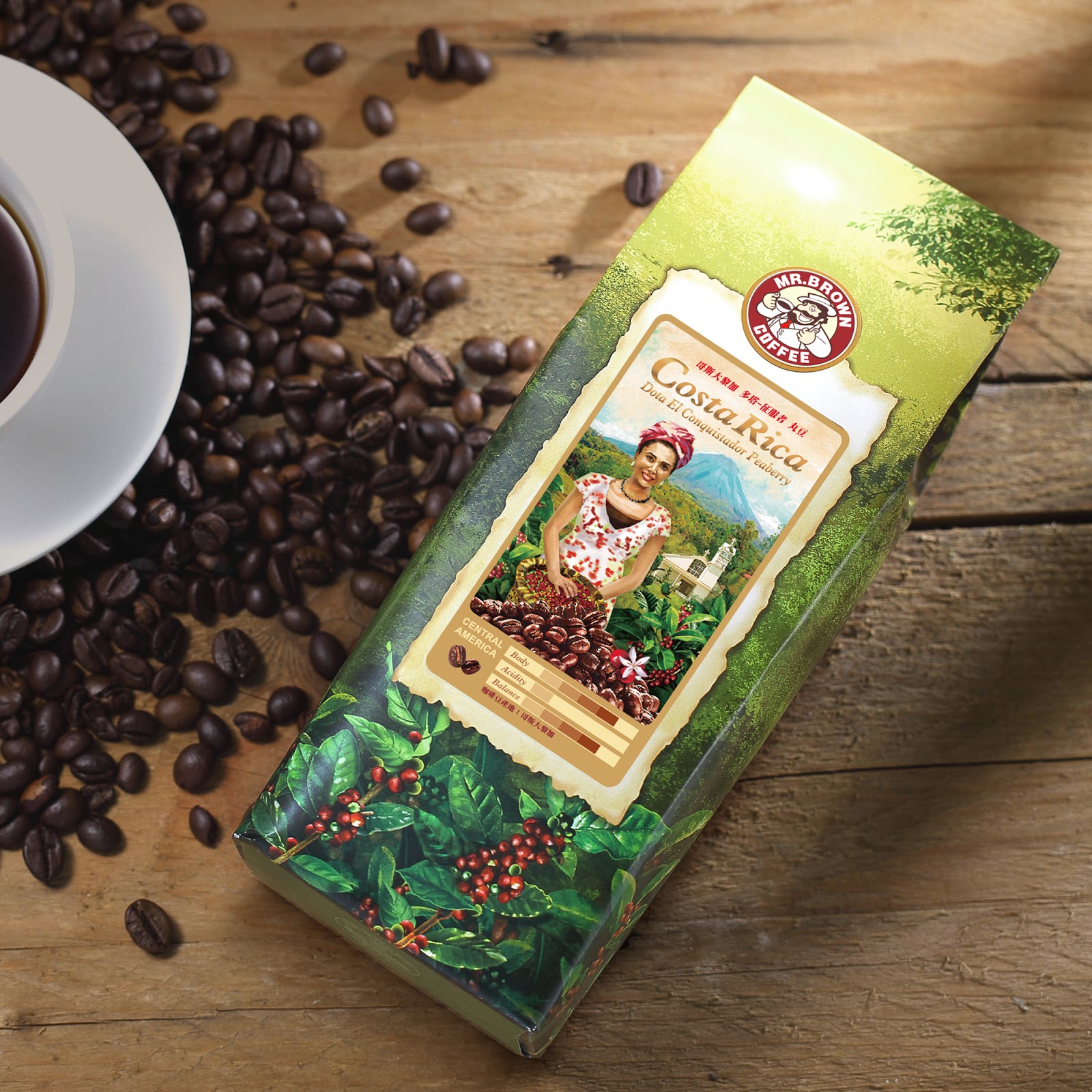 Mr. Brown Fine Coffee Beans – Packaging Of The World
