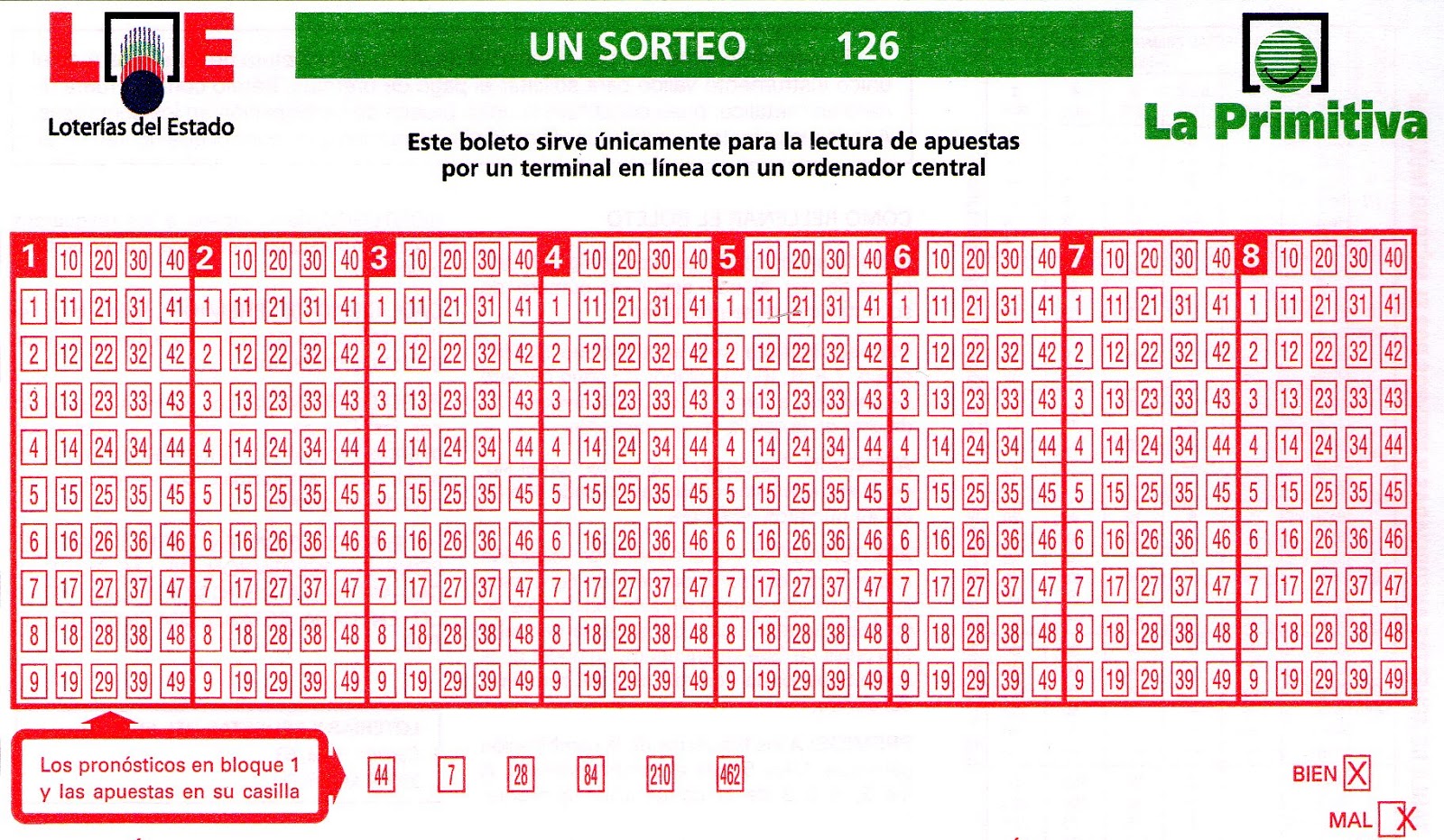 La Primitiva - Resultados Primitiva : Resultados Primitiva - Como jugar ...