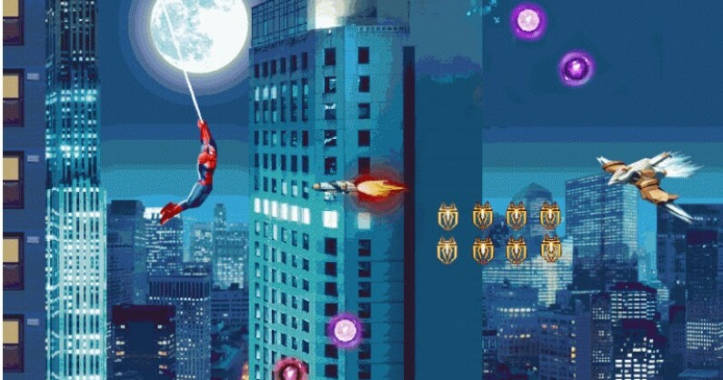 The amazing spiderman 2d game (10mb)
