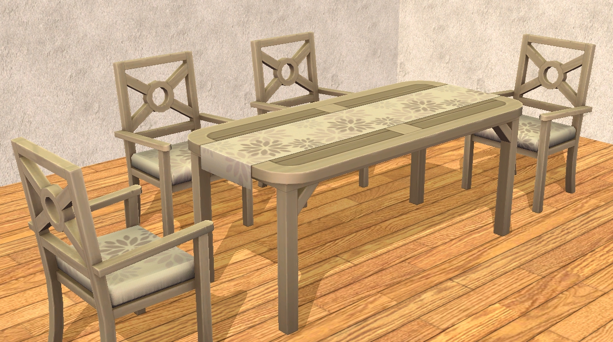 TheNinthWaveSims: The Sims 2 - The Sims 4 Backyard Stuff Dining Set For ...