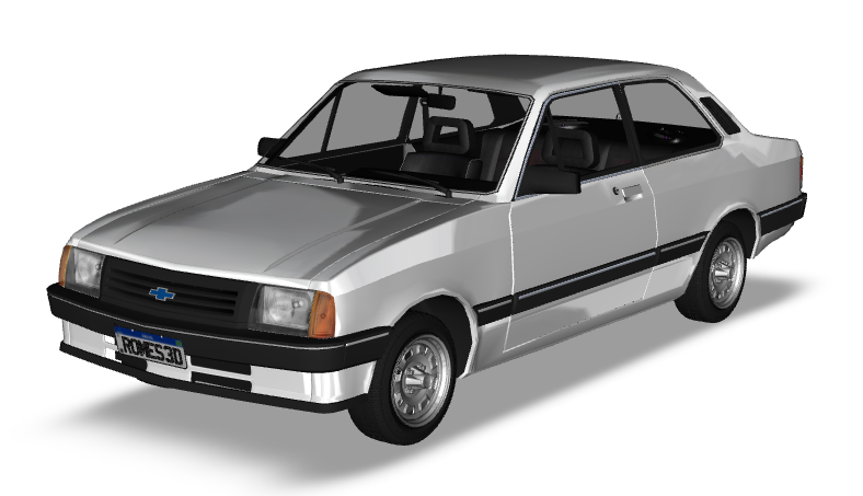 Chevrolet Chevette SL 1.6S 1988 (3DModel)