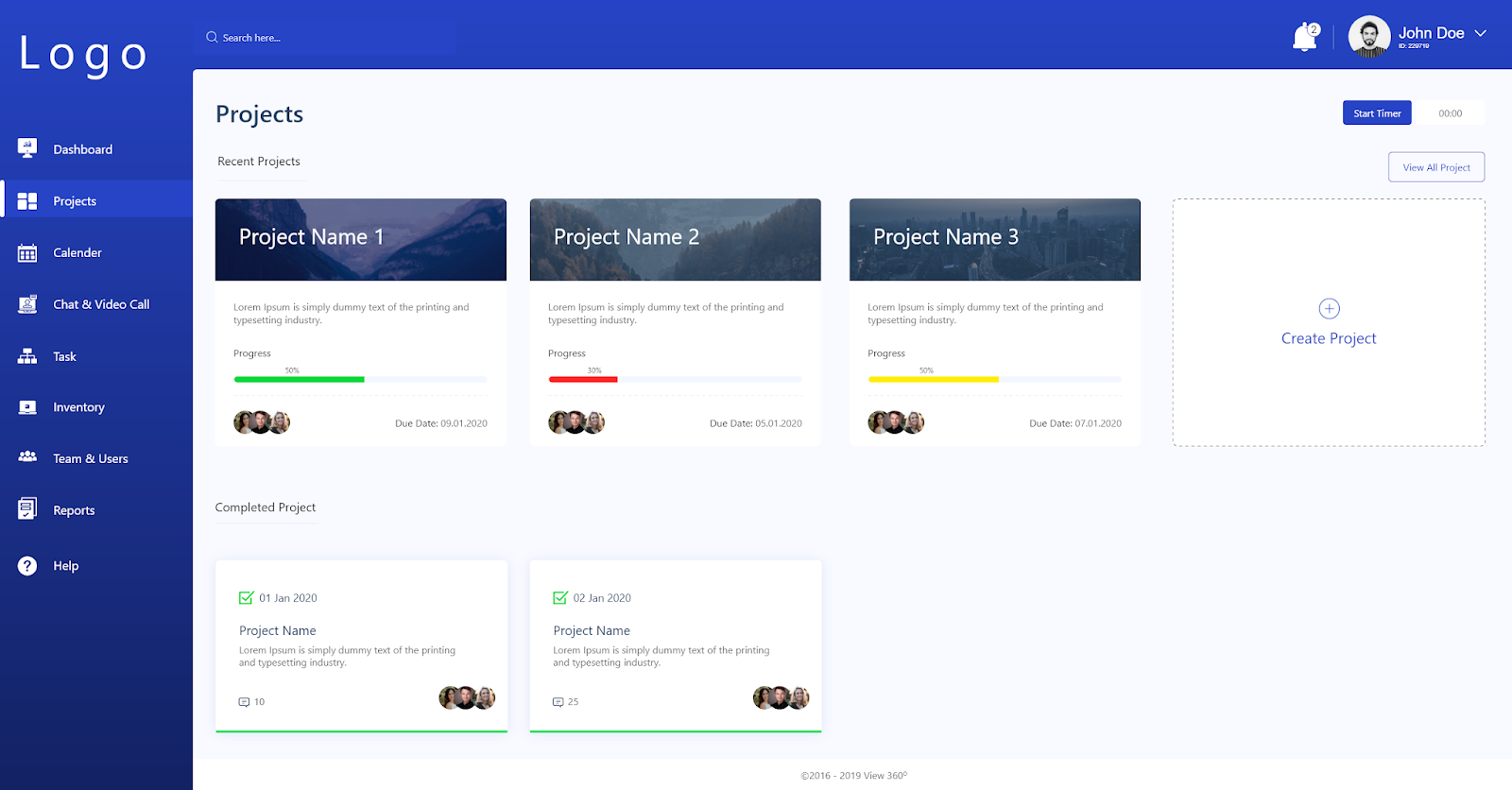 Lead UI/UX: Task Management UI