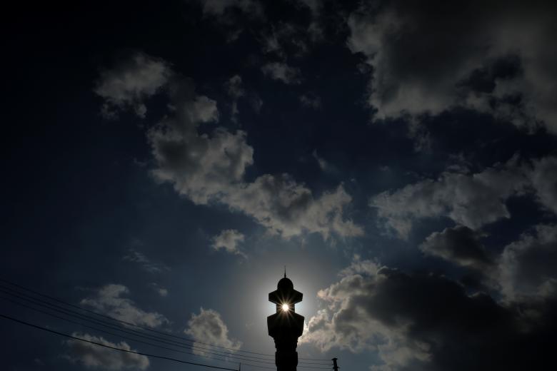 The minaret of the Mariam Al-Batool Mosque in Paola, Malta