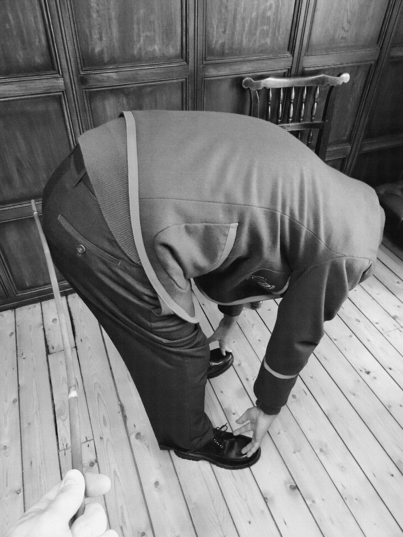 Caning the older schoolboy