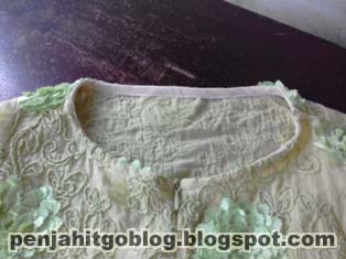 cara membuat bisban sendiri dan memasangnya seperti kain lapisan pada baju