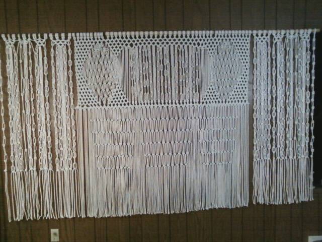 Custom Macrame Window Treatments
