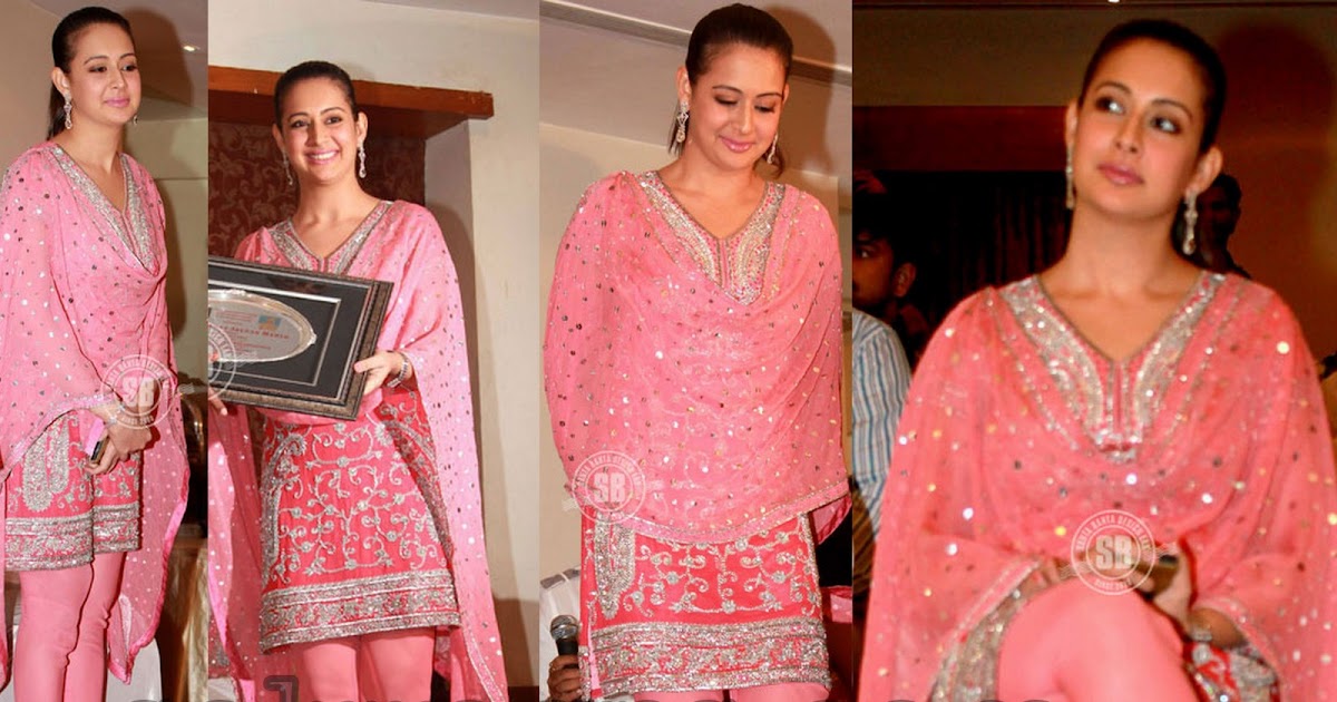 Preeti Jhangyani in Light Pink Churidar - Indian Dresses