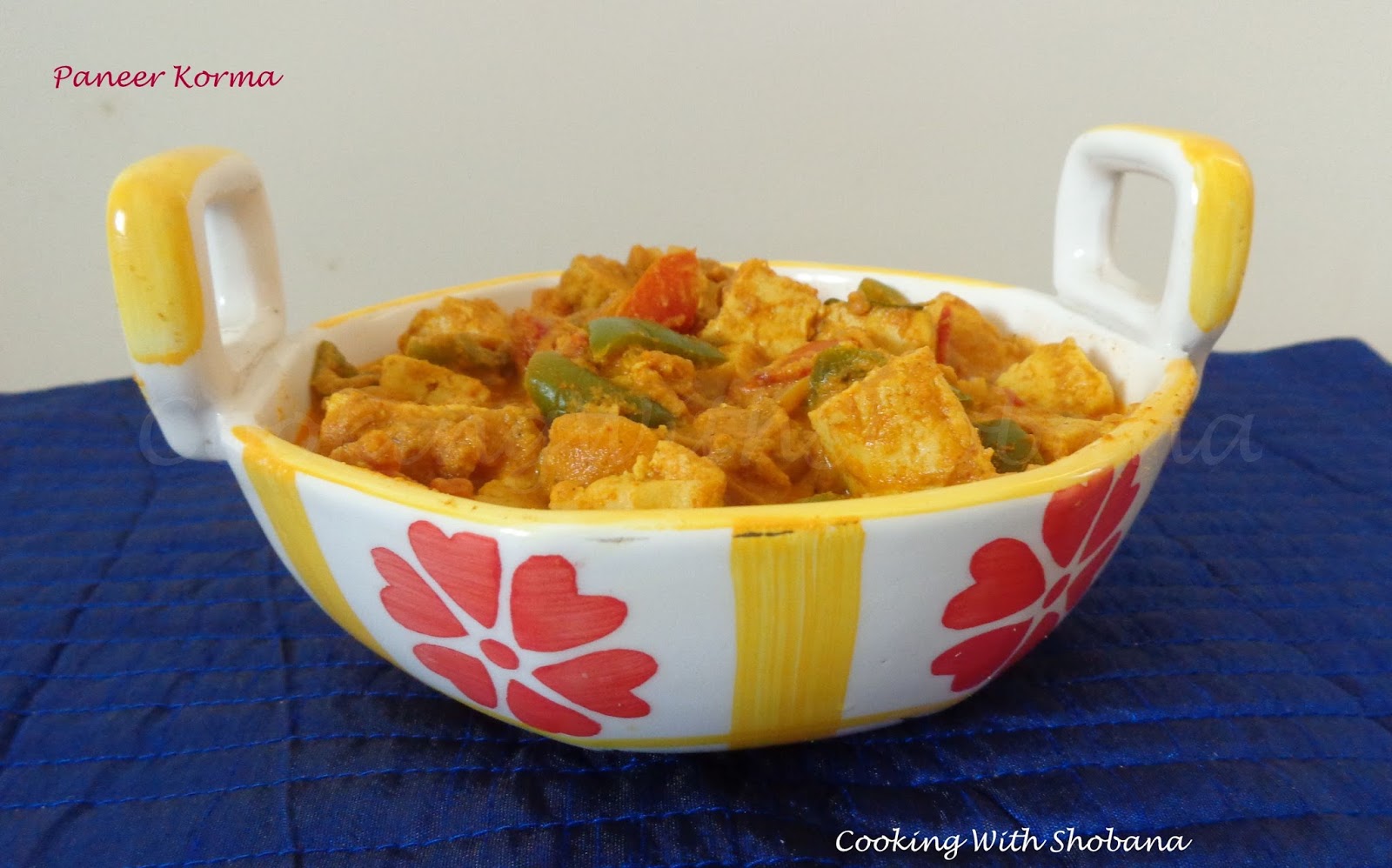 Cooking With Shobana : PANEER KORMA