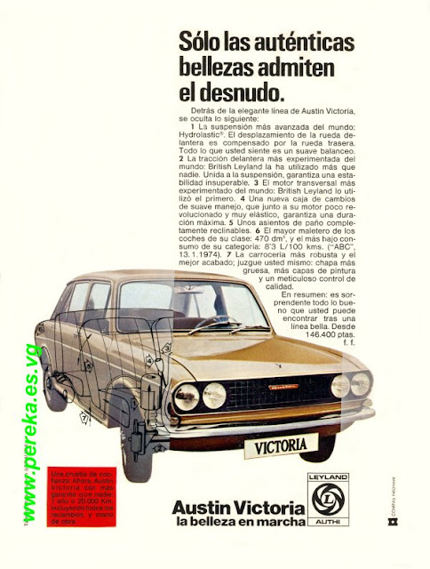 Analisis de Maquinas: Austin Victoria de Luxe (1972-75)