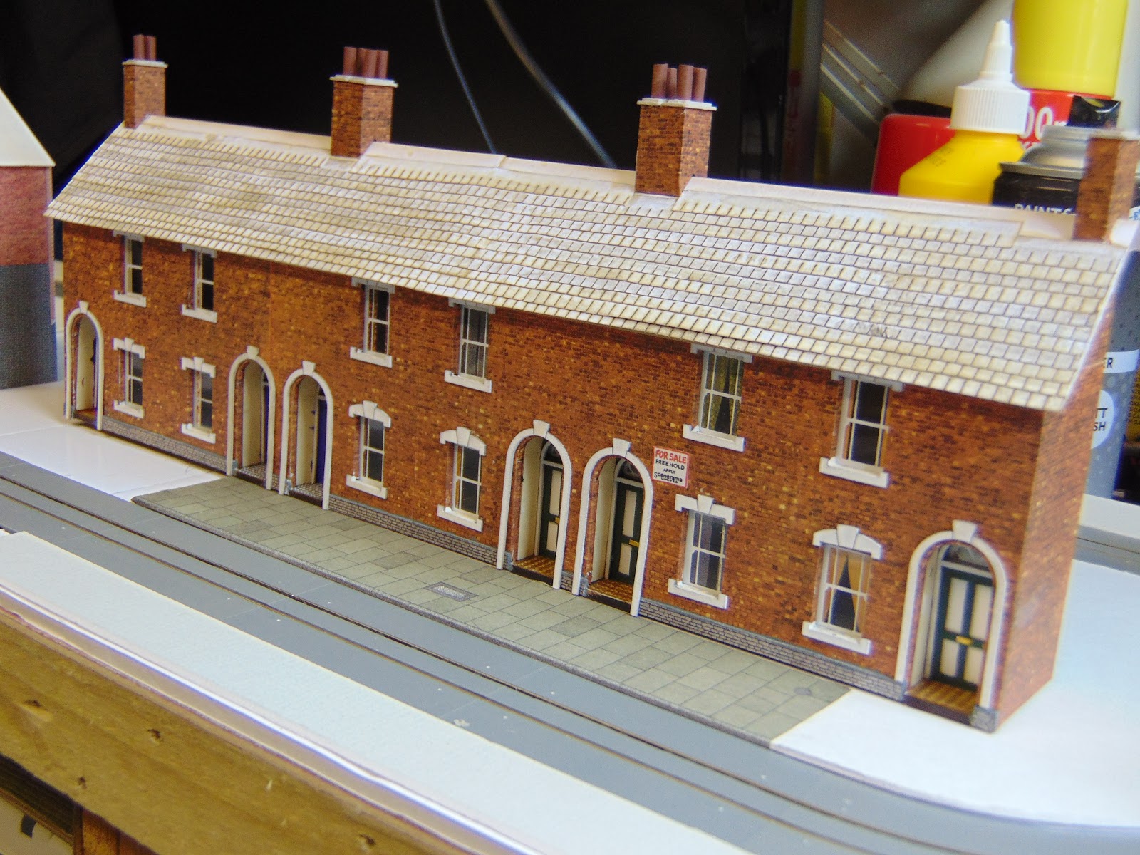 Dorset Railway Modelling: Petite Properties for my Tram Micro Layout.