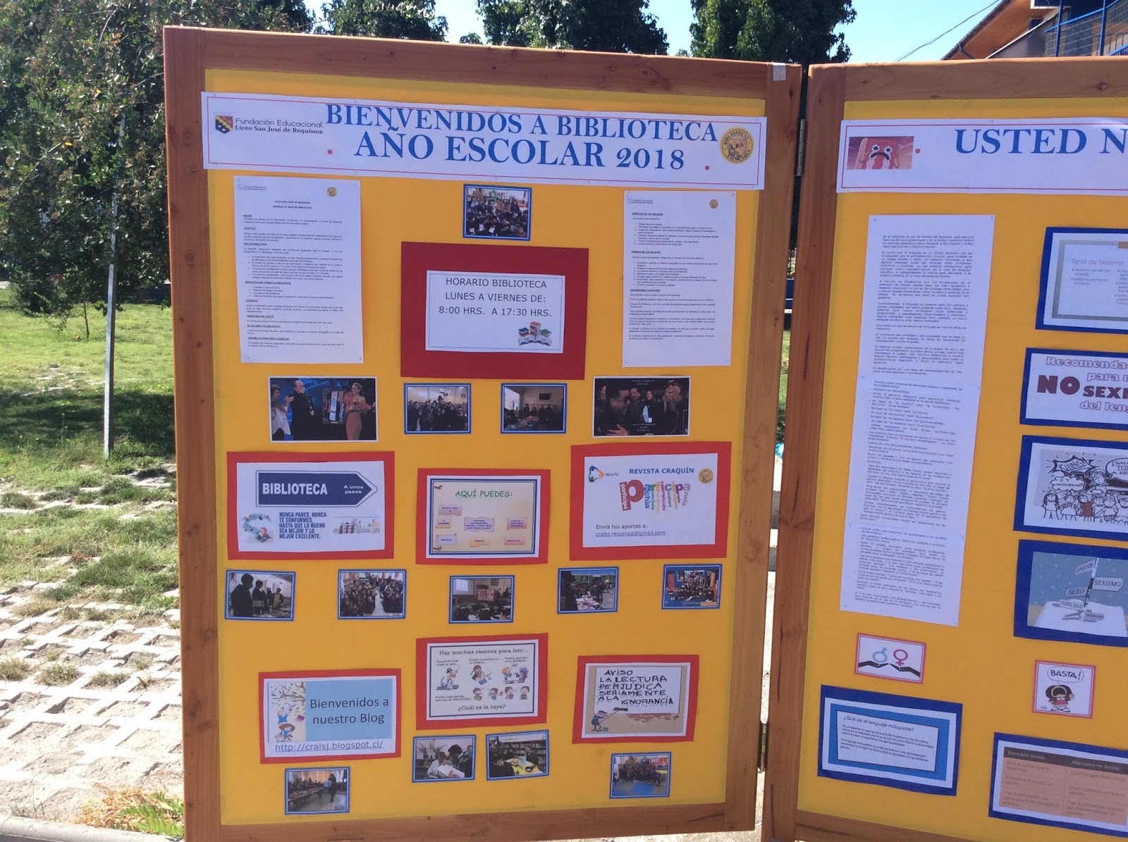 CRA MEDIA FUNDACIÓN EDUCACIONAL LICEO SAN JOSÉ DE REQUÍNOA: PANELES ...