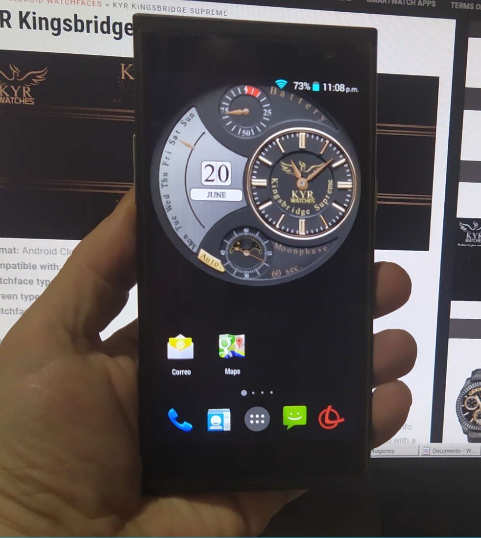 Watchfaces Android ClockSkin em seu telefone Android? SIM. É POSSÍVEL!