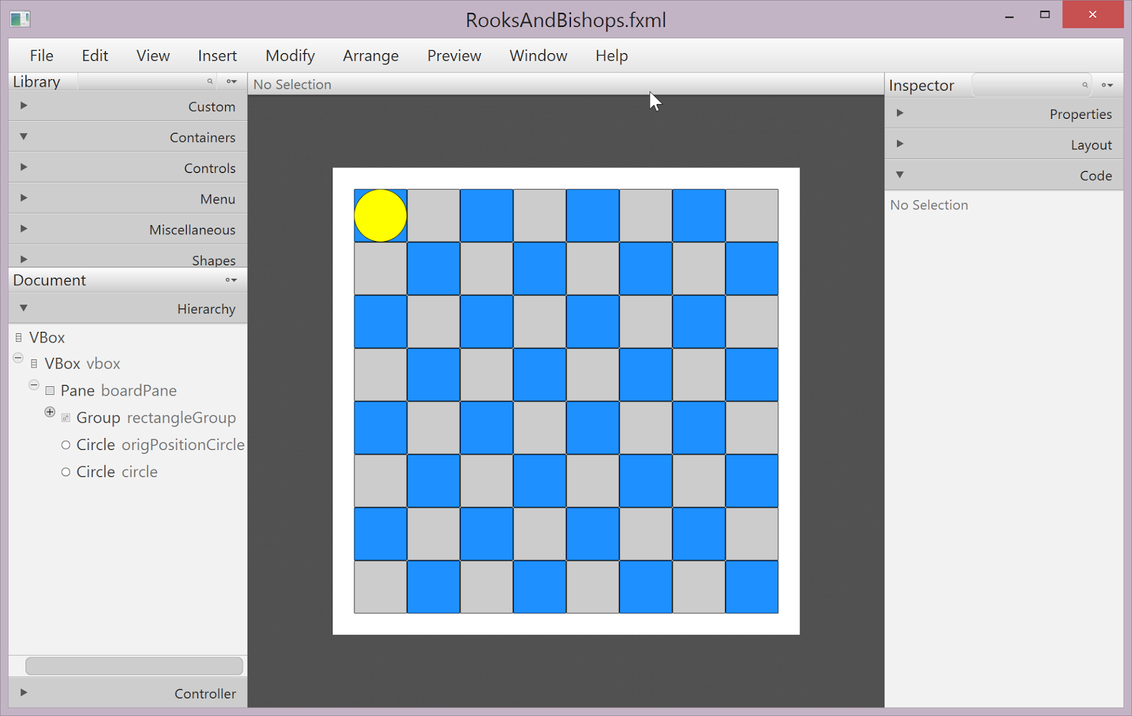 Bekwam Blog: Moving a Game Piece on a JavaFX Checkerboard