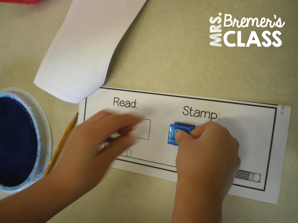 Read! Stamp! Write! and More Literacy Activities | Mrs. Bremer's Class