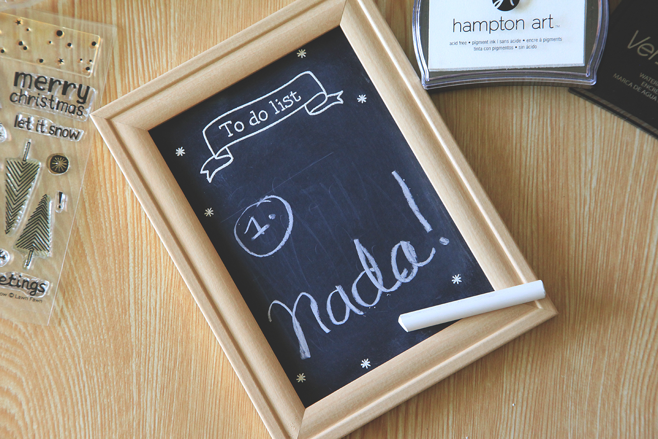 Unify Handmade: DIY Chalkboard To-Do List Frame