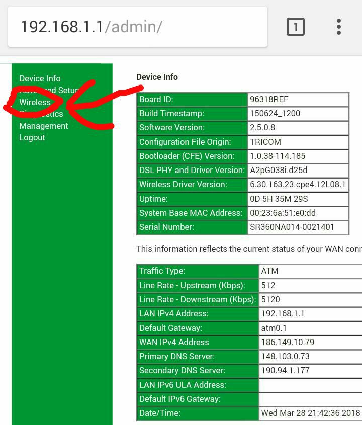 recetas de comida y mas: configurar router smart rg 2018