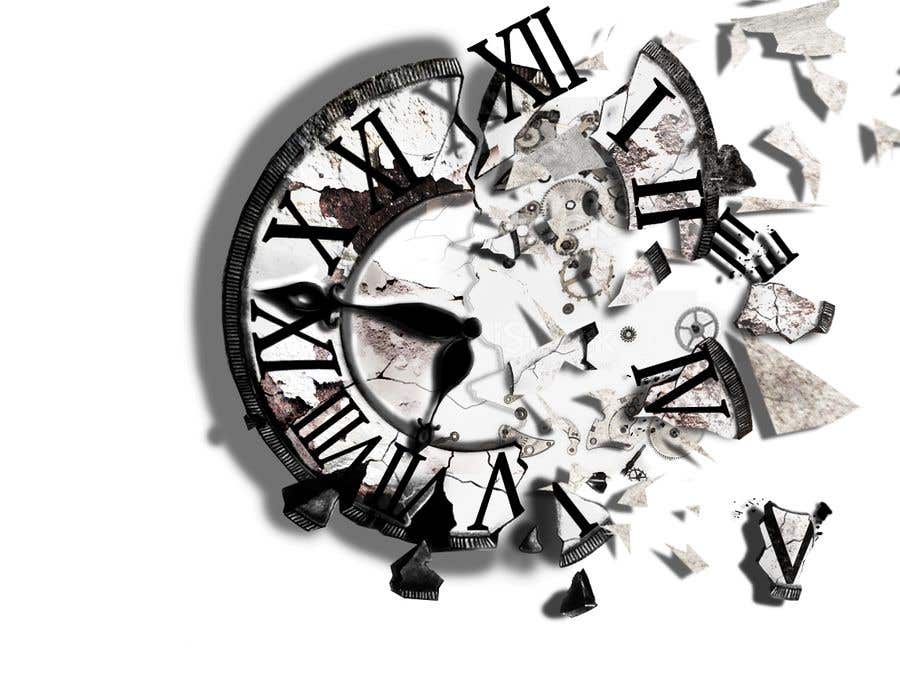 An Image of a Shattering Clock