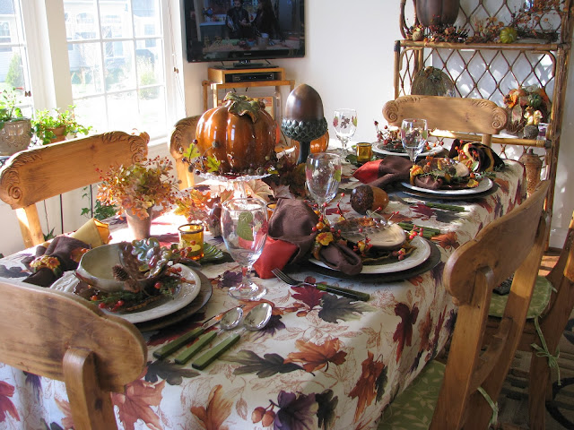 Designs by Pinky: ~~~Leaves and Acorns Table for November!!!~~~