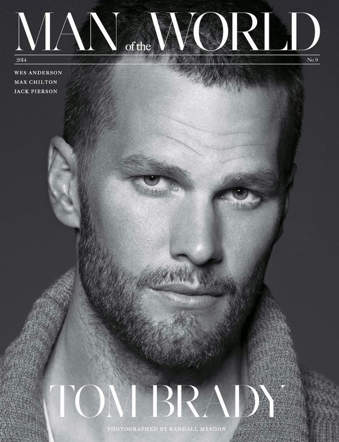 Tom Brady para Man of The World Magazine No. 9