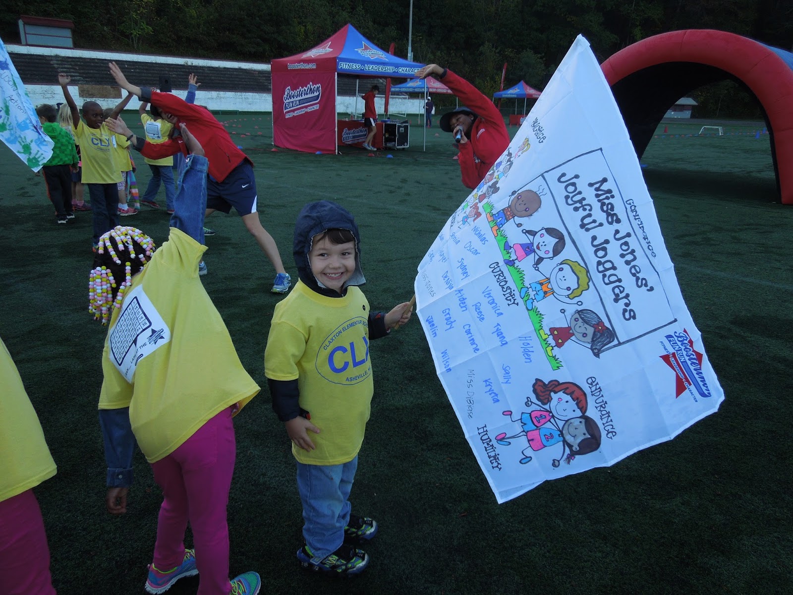 Miss Jones' Kindergarten Class: Boosterthon Fun Run