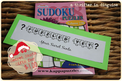 A Thrifter in Disguise: Secret Santa Saturday: Gifts for a Dollar