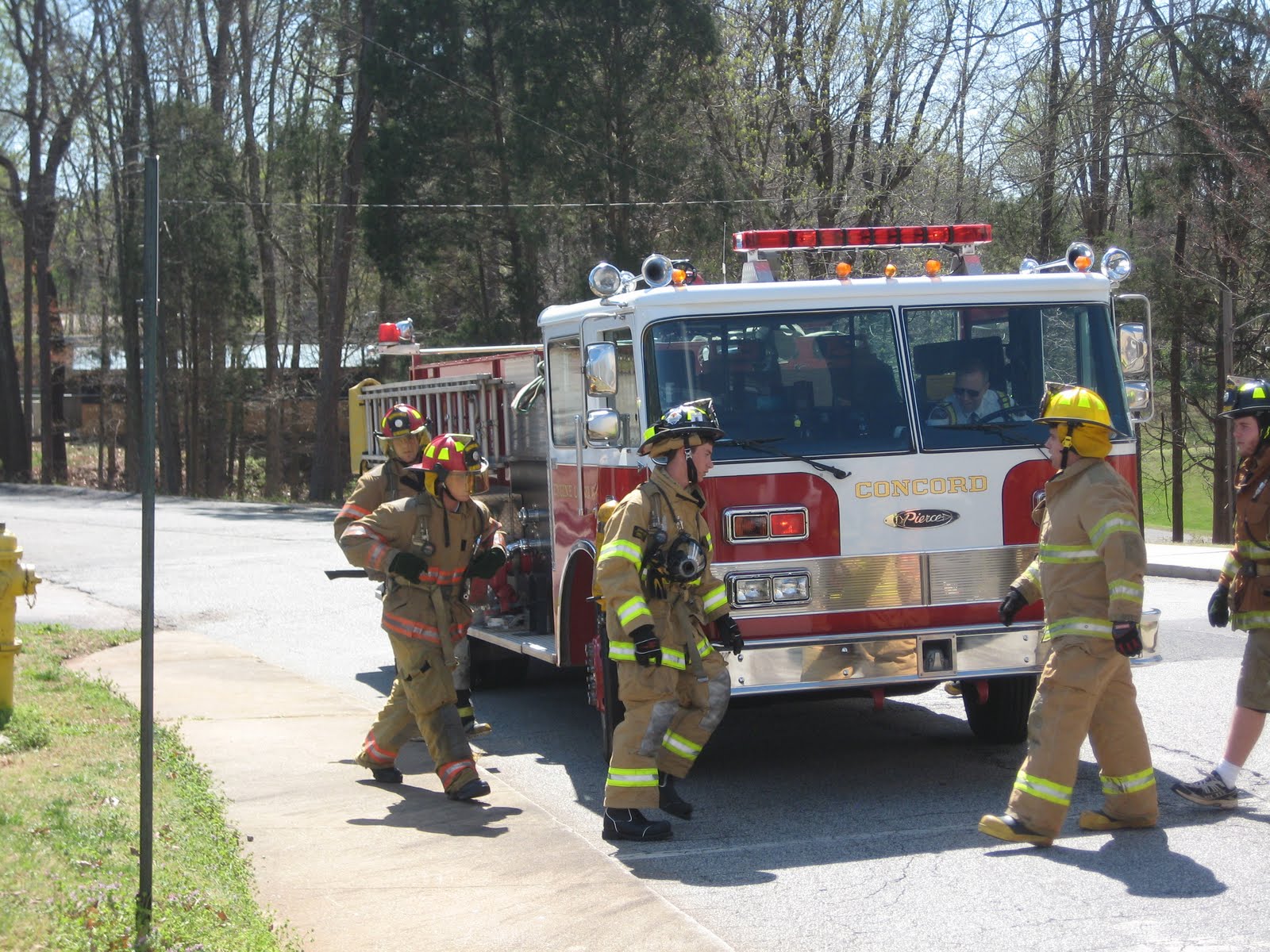 Concord High School Fire Academy: Visit from Iredell - Statesville ...