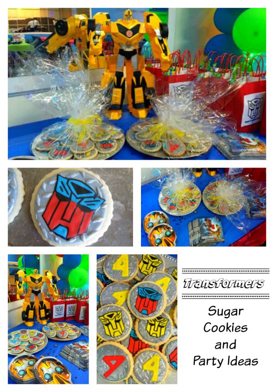 Transformer Sugar Cookies - Jordan's Easy Entertaining