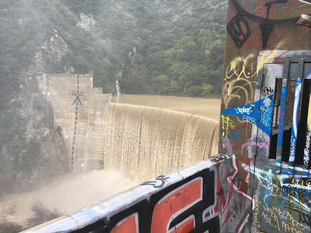 Ventura River Ecosystem: Matilija Dam, after the storm...
