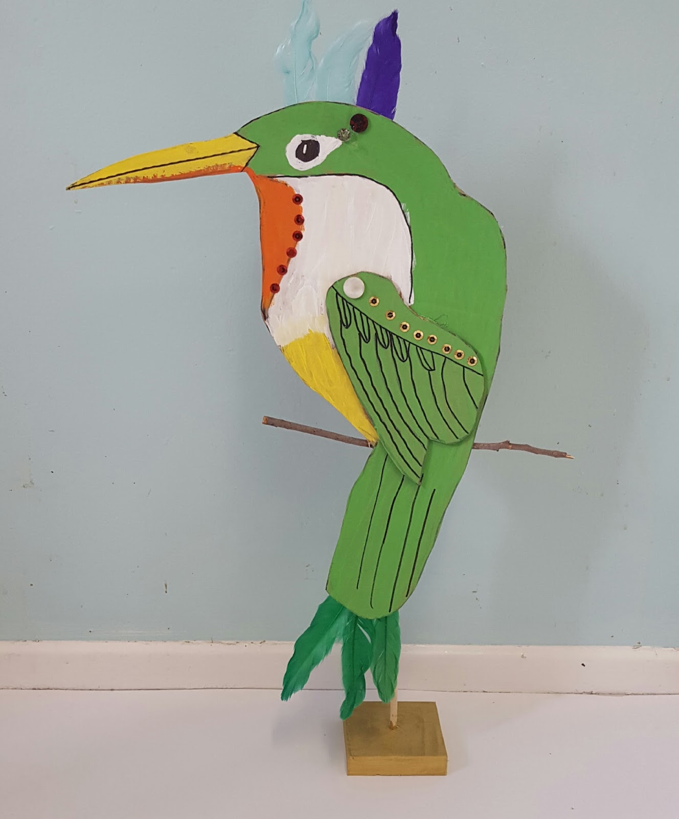 MaryMaking: Recycled Cardboard Birds