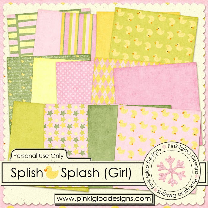 PINK IGLOO DESIGNS: "Splish Splash" Kit (Girl)