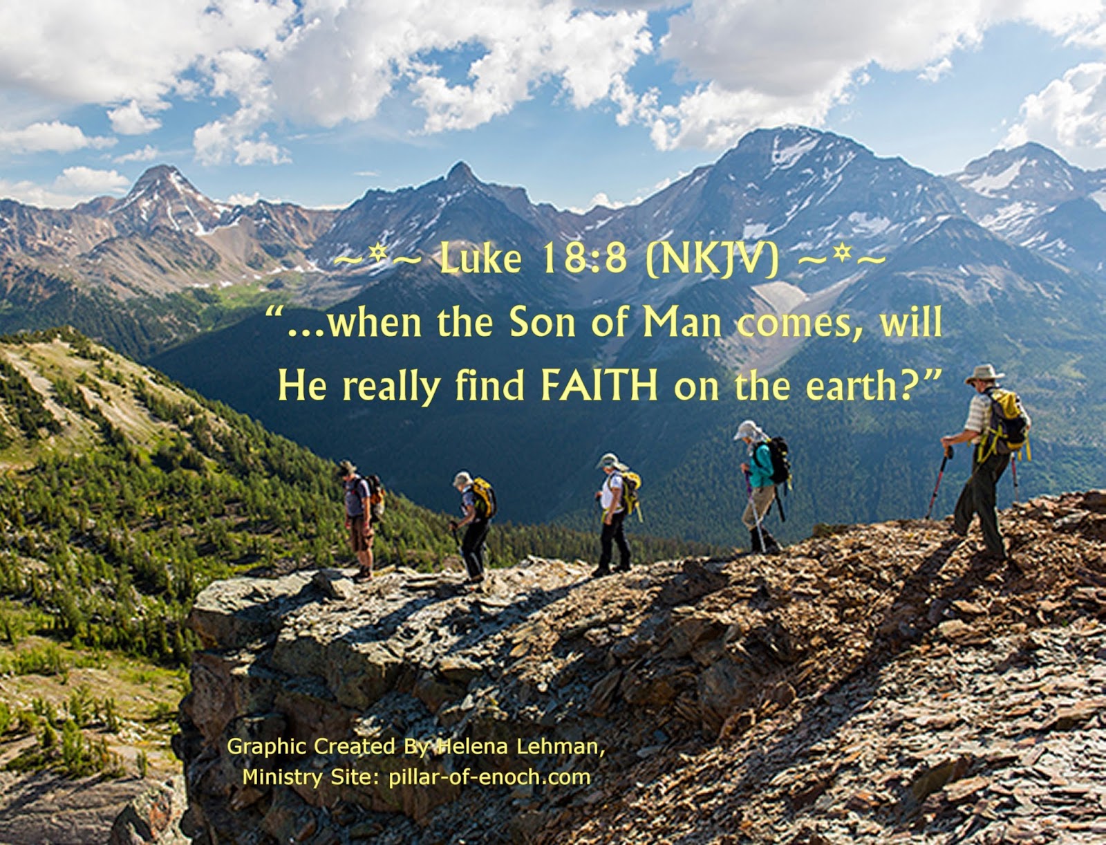 Pillar of Enoch Ministry Blog: WHEN THE SON OF MAN COMES, WILL HE FIND ...