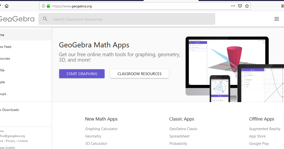 Geogebra ~ Welcome to Applied Mathematics Area