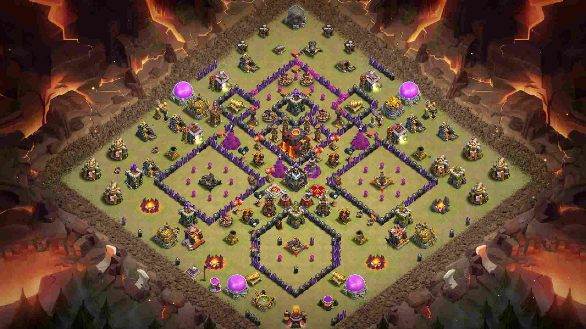 Tổng hợp 30 mẫu base coc Hall 10 thủ tốt nhất 2021 tuyển chọn | Clash ...