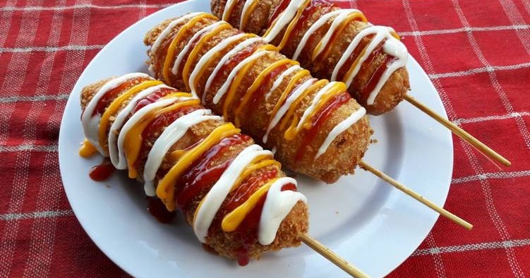 Healthy Korean Style Corn Dogs Recipe - Geni Recipes