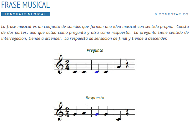 Instituto Ramón Matus Acevedo: Fraseo - Frase - Staccato (Musical)-