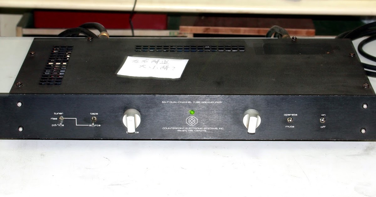吉鵬音響工作坊: [Repair] Counter Point SA-7 PRE.