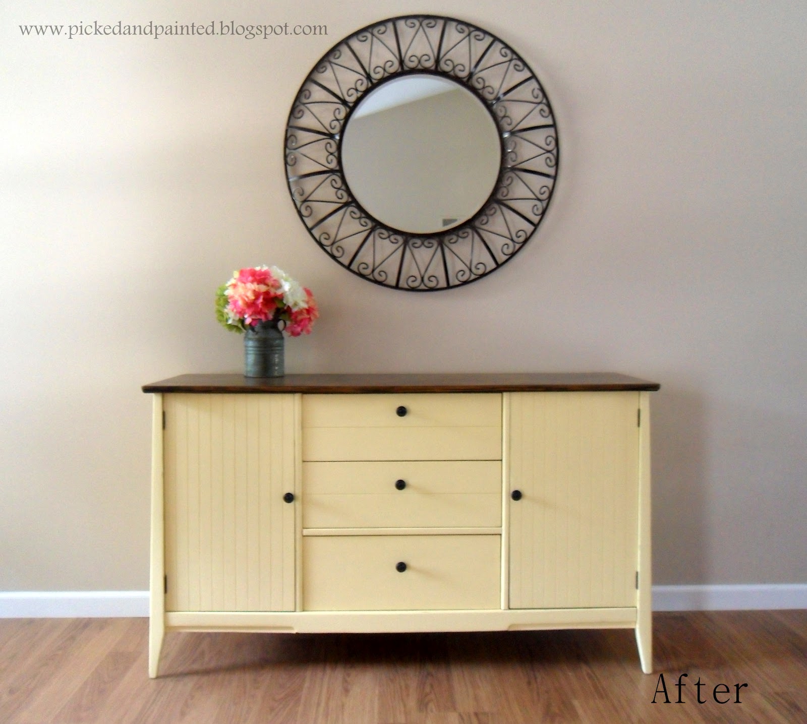 Helen Nichole Designs: Butter Yellow Buffet