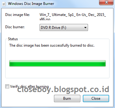 Cara Burning File Windows Disc Image - Closeboy Blog