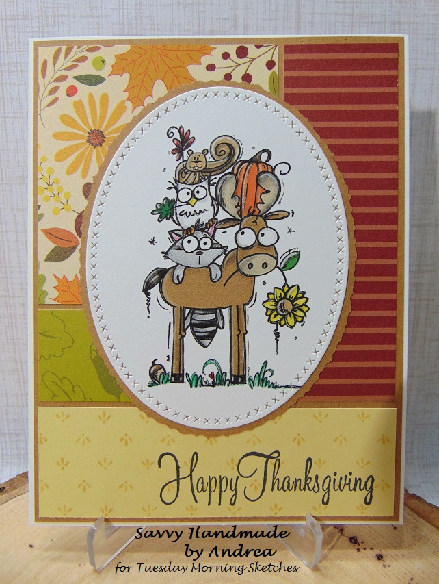 Savvy Handmade Cards: Thanksgiving Card - TMS #578